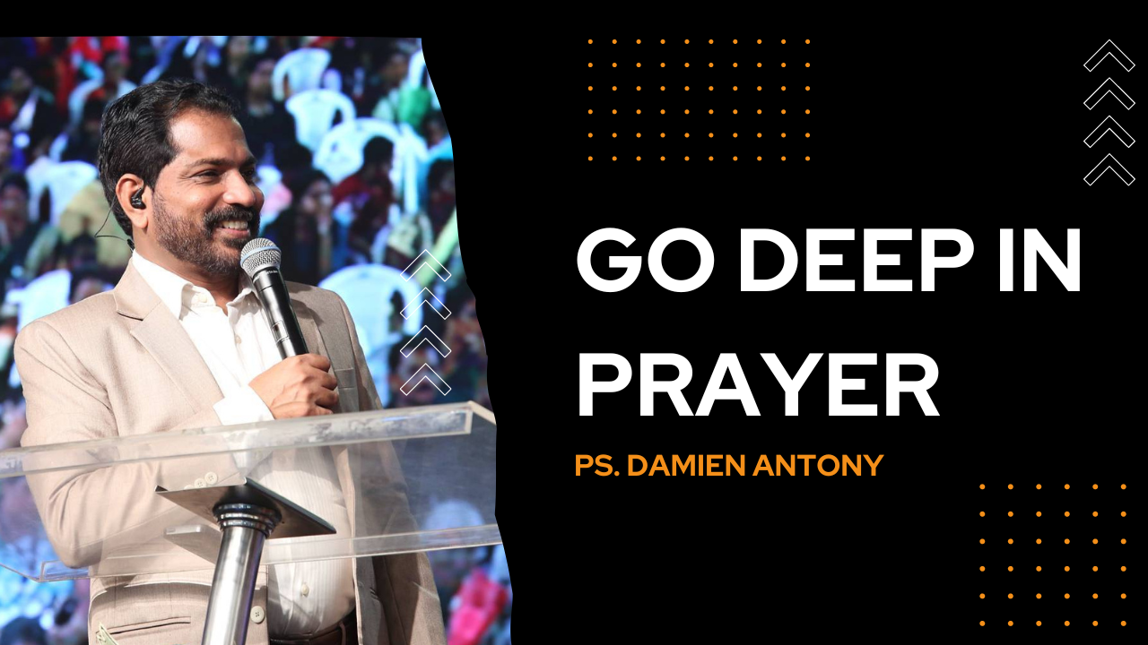 Go Deep in Prayer - 12 May 23 – The King's Temple Store